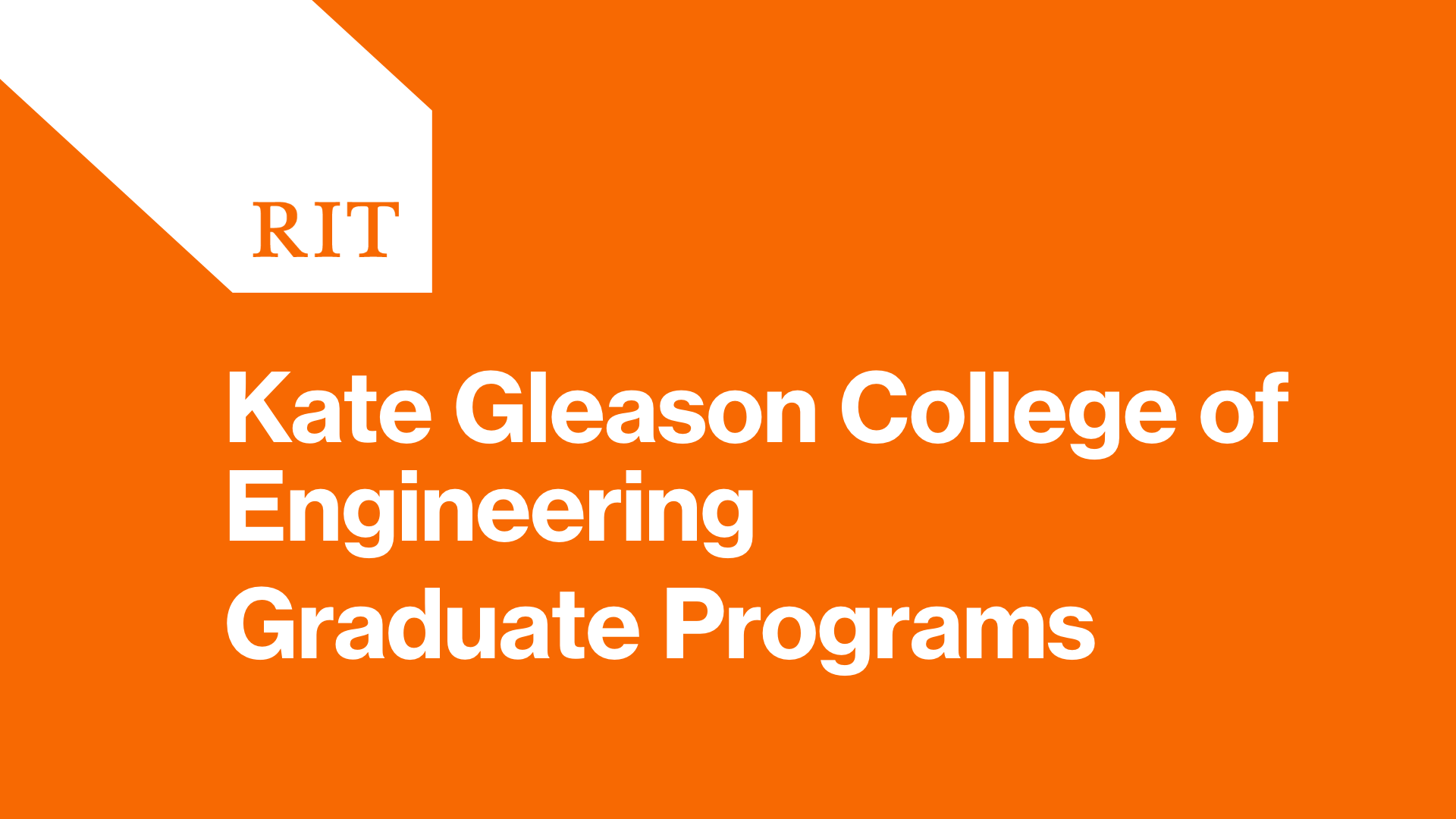 Graduate On-Demand Recordings | RIT
