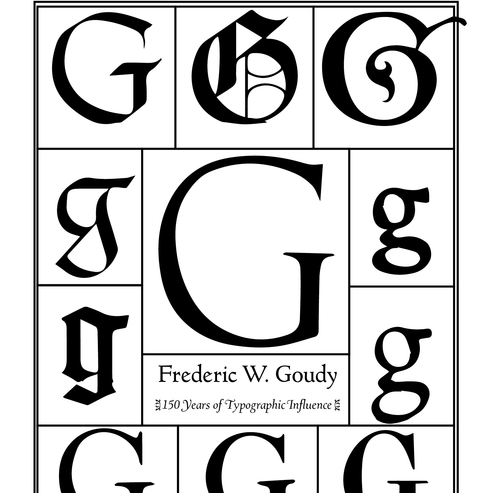 Frederic W. Goudy: 150 Years of Typographic Influence | Cary Graphic ...