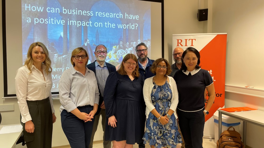 RIT's Saunders College of Business hosted a Workshop on the Future of ...