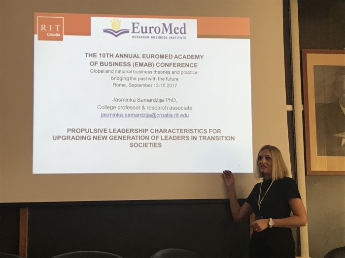 Dr. Jasminka Samardžija participated at The 10th Annual EuroMed Academy ...