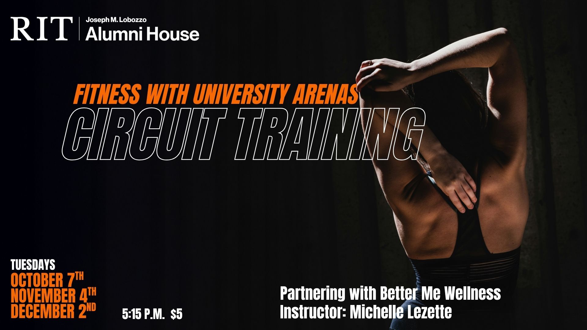 Circuit Training at the Lobozzo Alumni House | Events | RIT