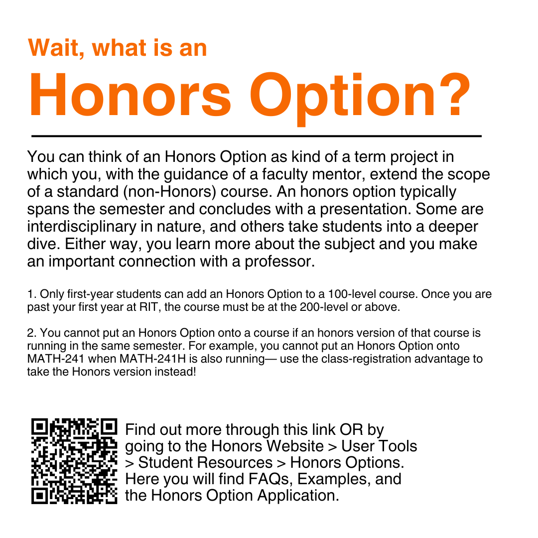 Upcoming Events | Honors Program | RIT