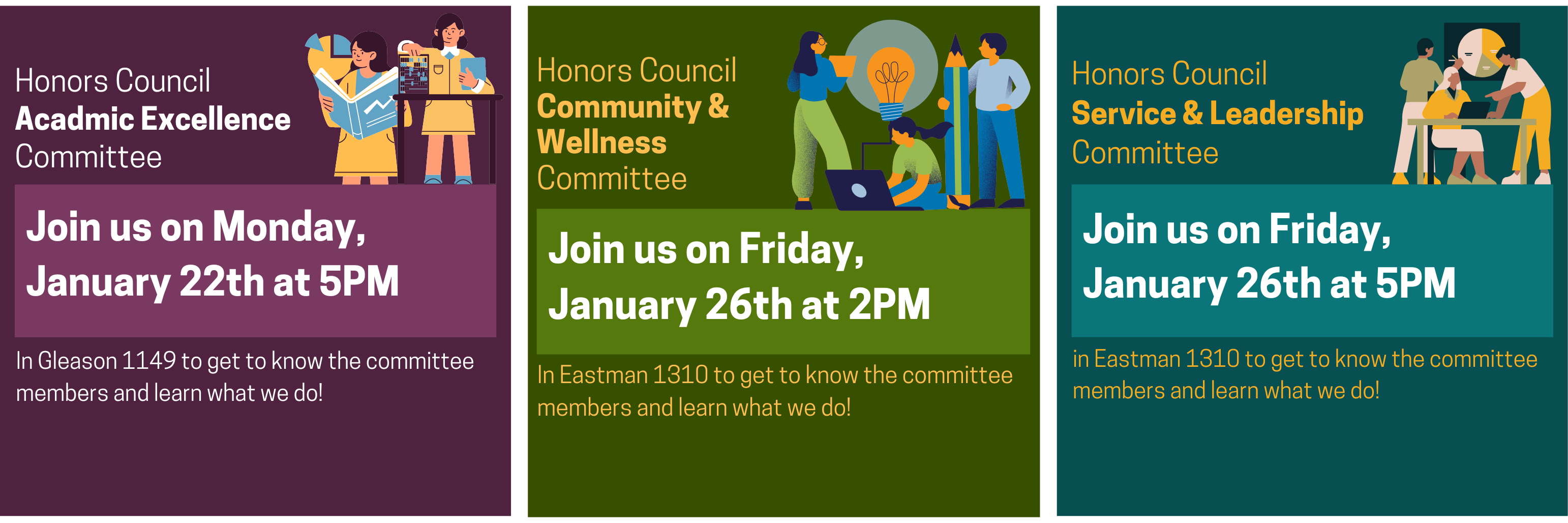 Upcoming Events | Honors Program | RIT