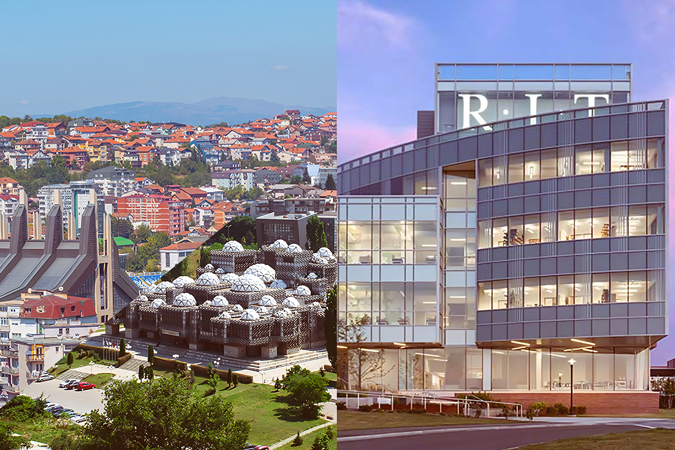 photo of Prishtina and RIT Main