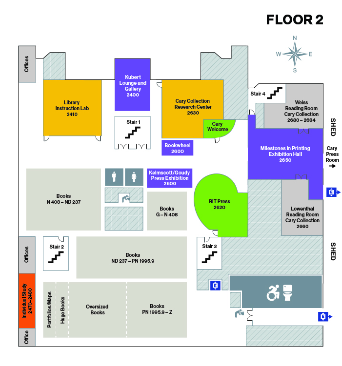 Wallace Library Maps | RIT Libraries | RIT