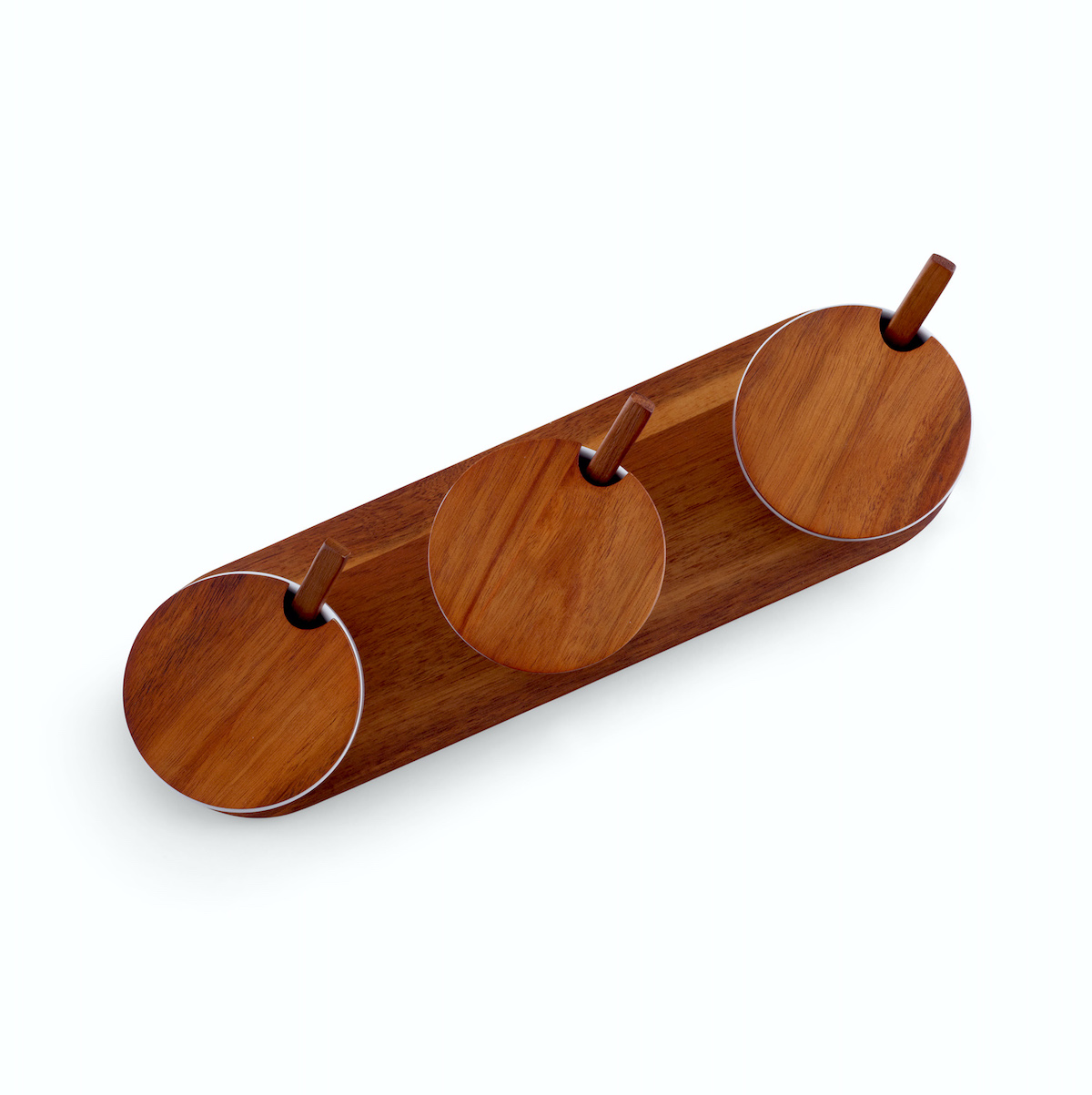 Duets 'Triple Condiment Server w/ Lids & Spoons' | ShopOne | RIT