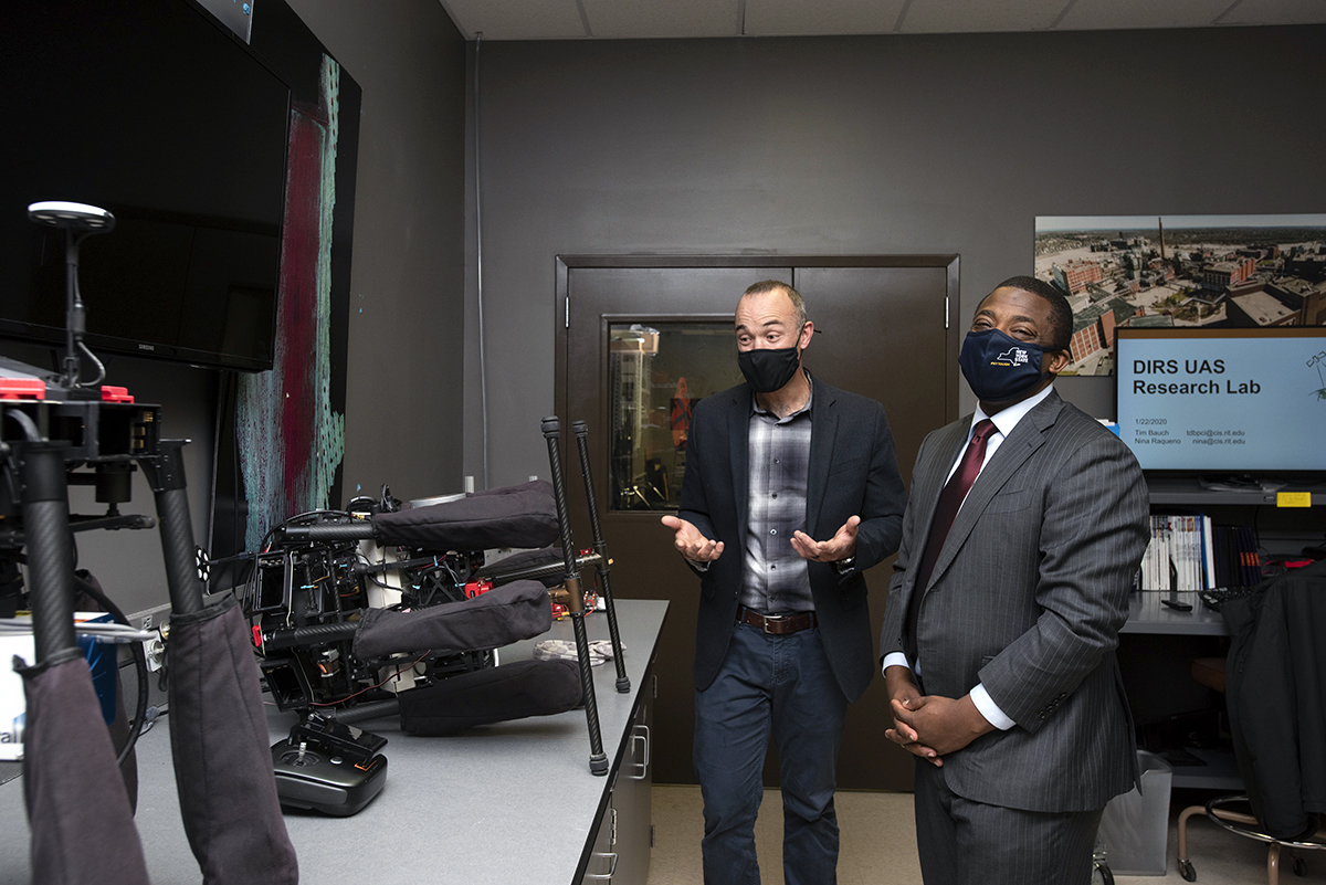 New York Lt. Governor Brian Benjamin visits RIT | RIT