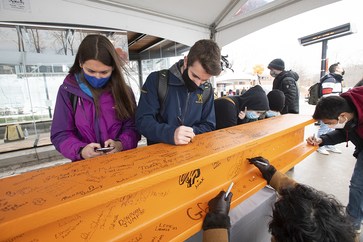 The SHED beam signing | RIT