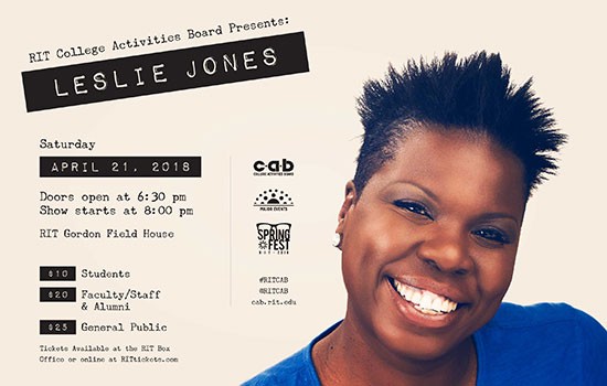SNL’s Leslie Jones to perform at RIT’s SpringFest | RIT