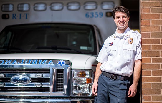 Student earns national recognition for EMS service | RIT