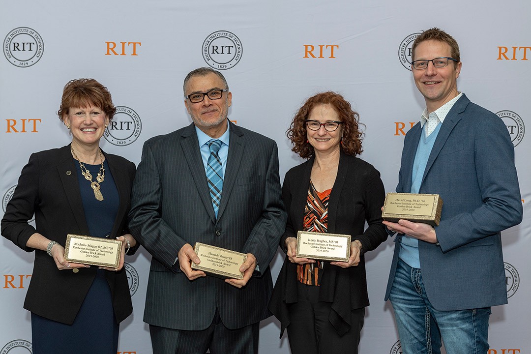 Four RIT faculty and staff alumni acknowledged with the Golden Brick ...