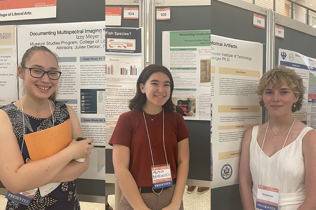 Museum Studies students present at 2022 Undergraduate Research ...