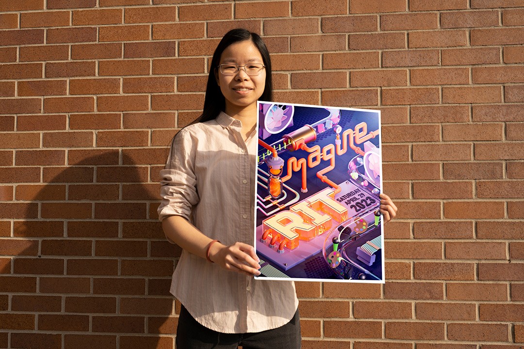 2023 Imagine RIT poster blends technology with the arts | RIT