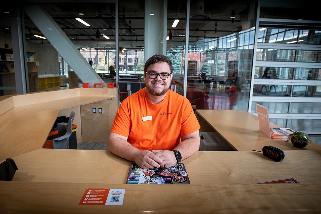 From behind the SHED information booth—a student staffer’s eye view | RIT