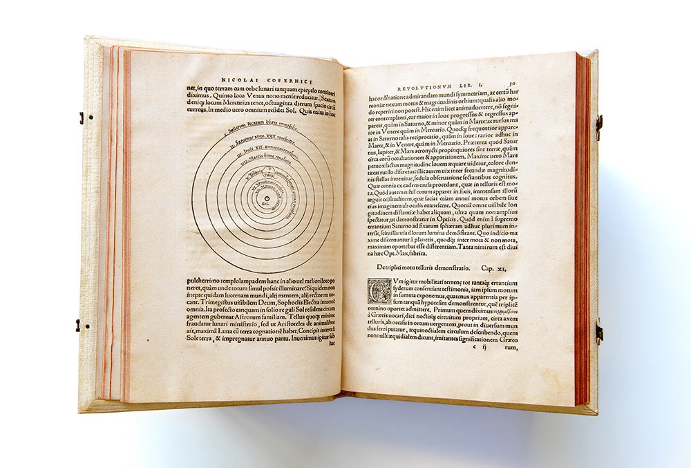 Centuries-old texts penned by early astronomers Copernicus and ...