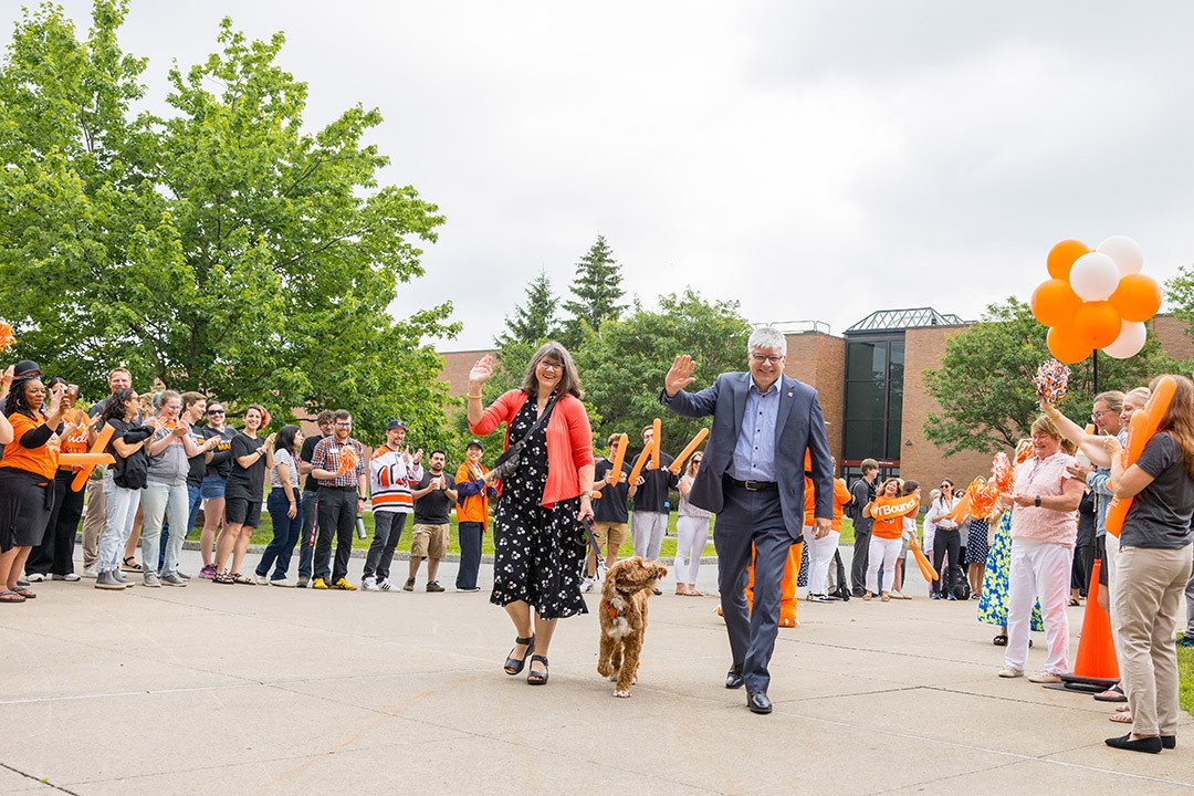 First day celebration with RIT President Bill Sanders | RIT