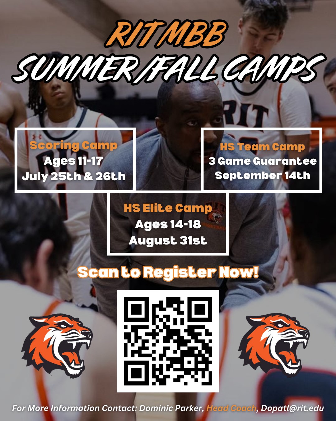 2025 RIT M. Basketball Shooting/Scoring Camp | Sports Camps | RIT
