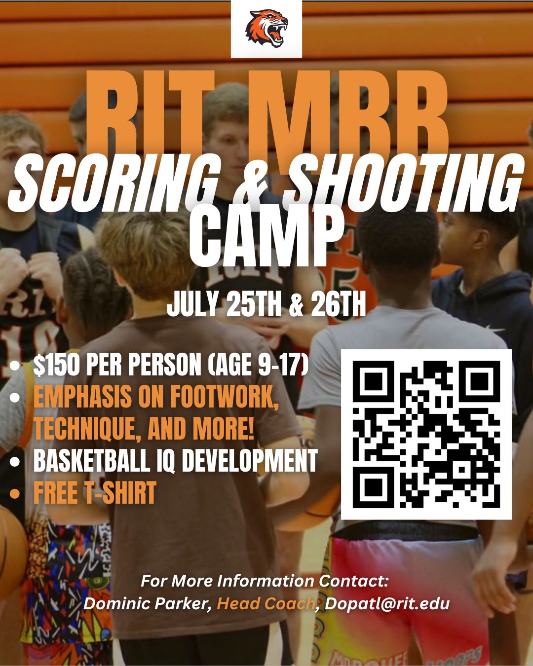 2025 RIT M. Basketball Shooting/Scoring Camp | Sports Camps | RIT